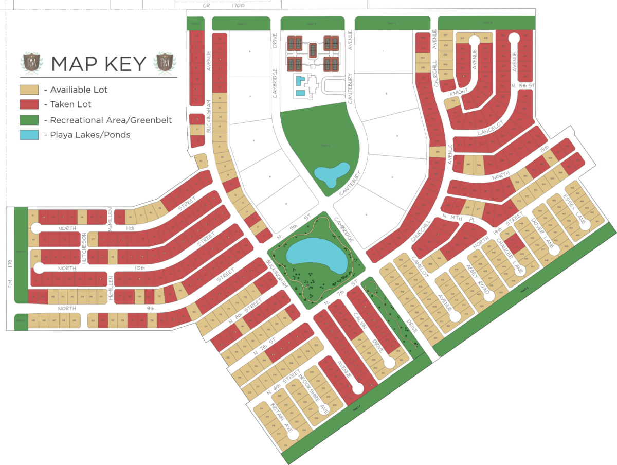 Plat Map – Preston Manor